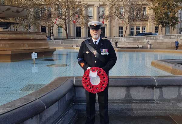 Corps Security Marks Remembrance Day Under Lockdown