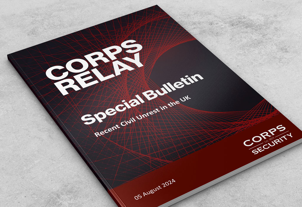 Special Bulletin – Recent Civil Unrest in the UK - Corps Security
