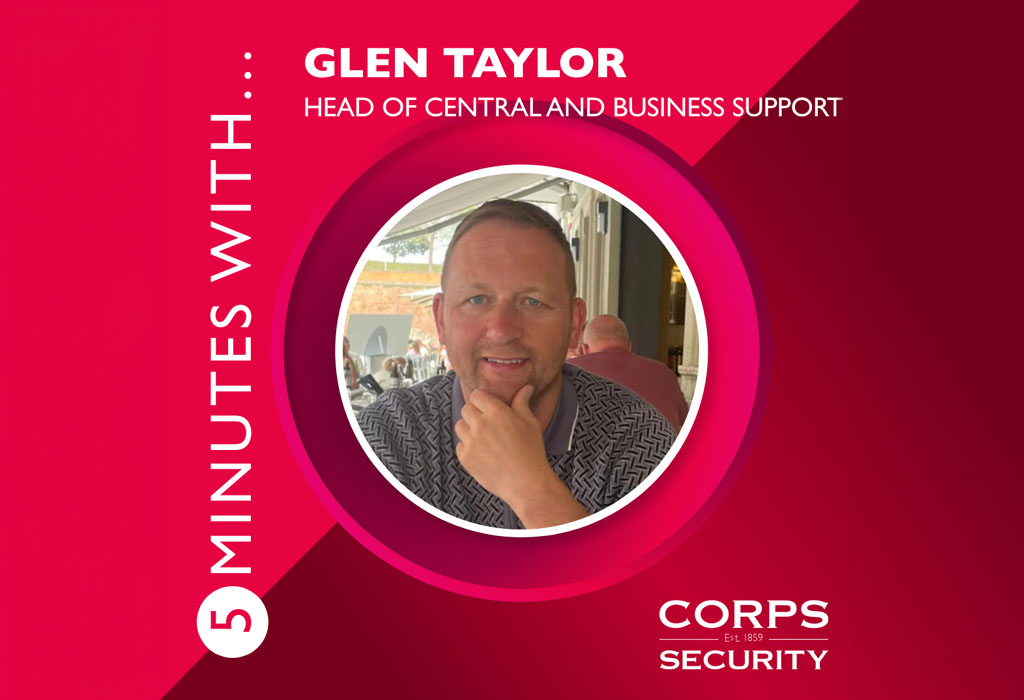 5 minutes with Glen Taylor - Corps Security